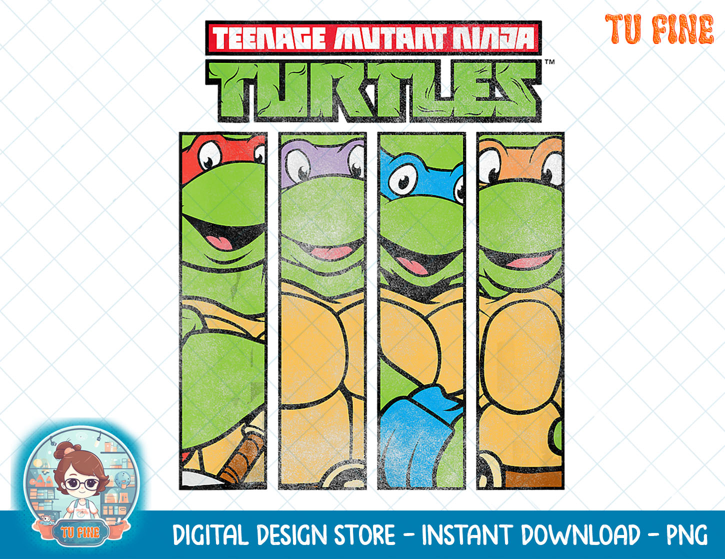 Nickelodeon Teenage Mutant Ninja Turtles Turtle Panels Tank | Inspire ...