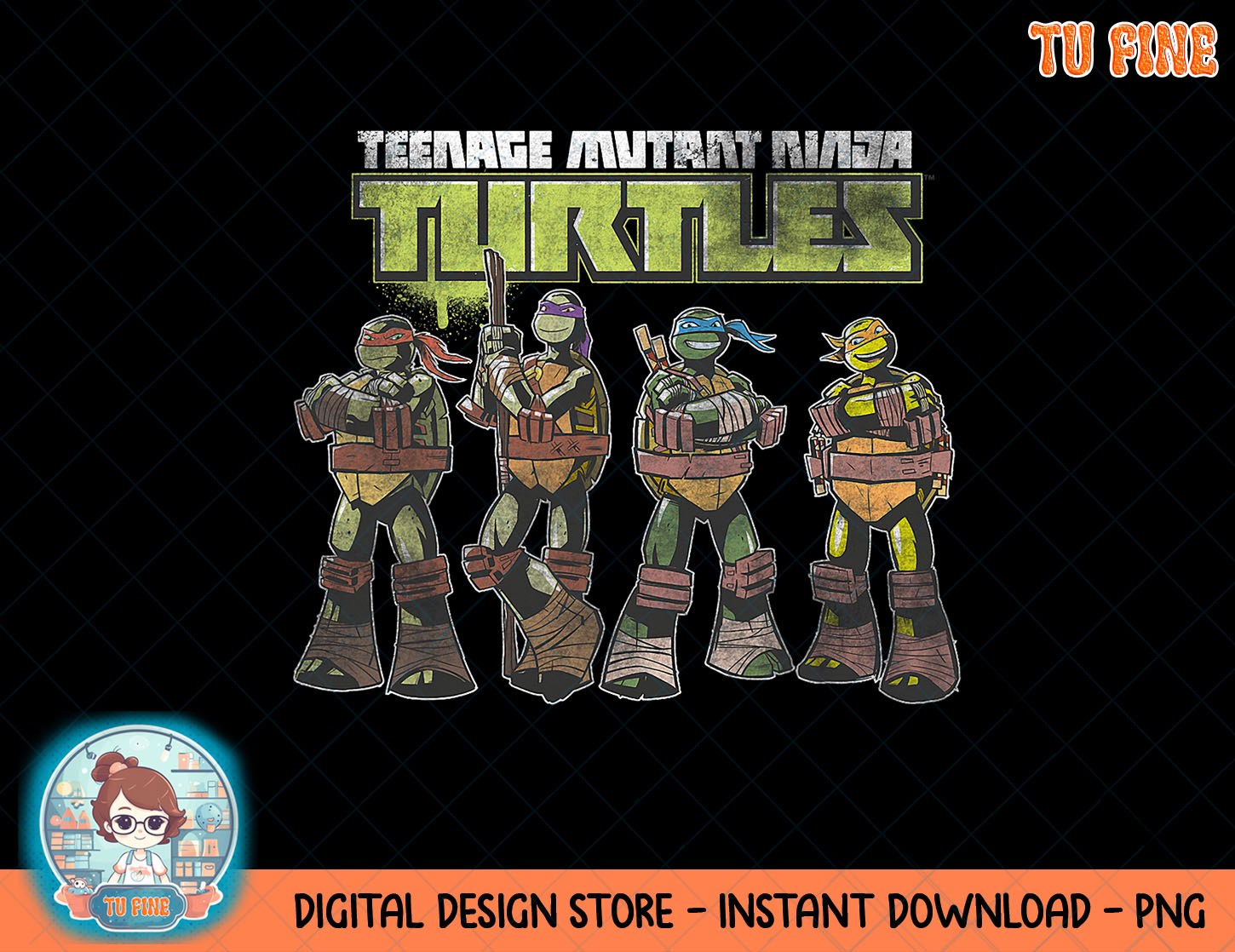 Teenage Mutant Ninja Turtles Arms Folded T-Shirt.png - Inspire Uplift