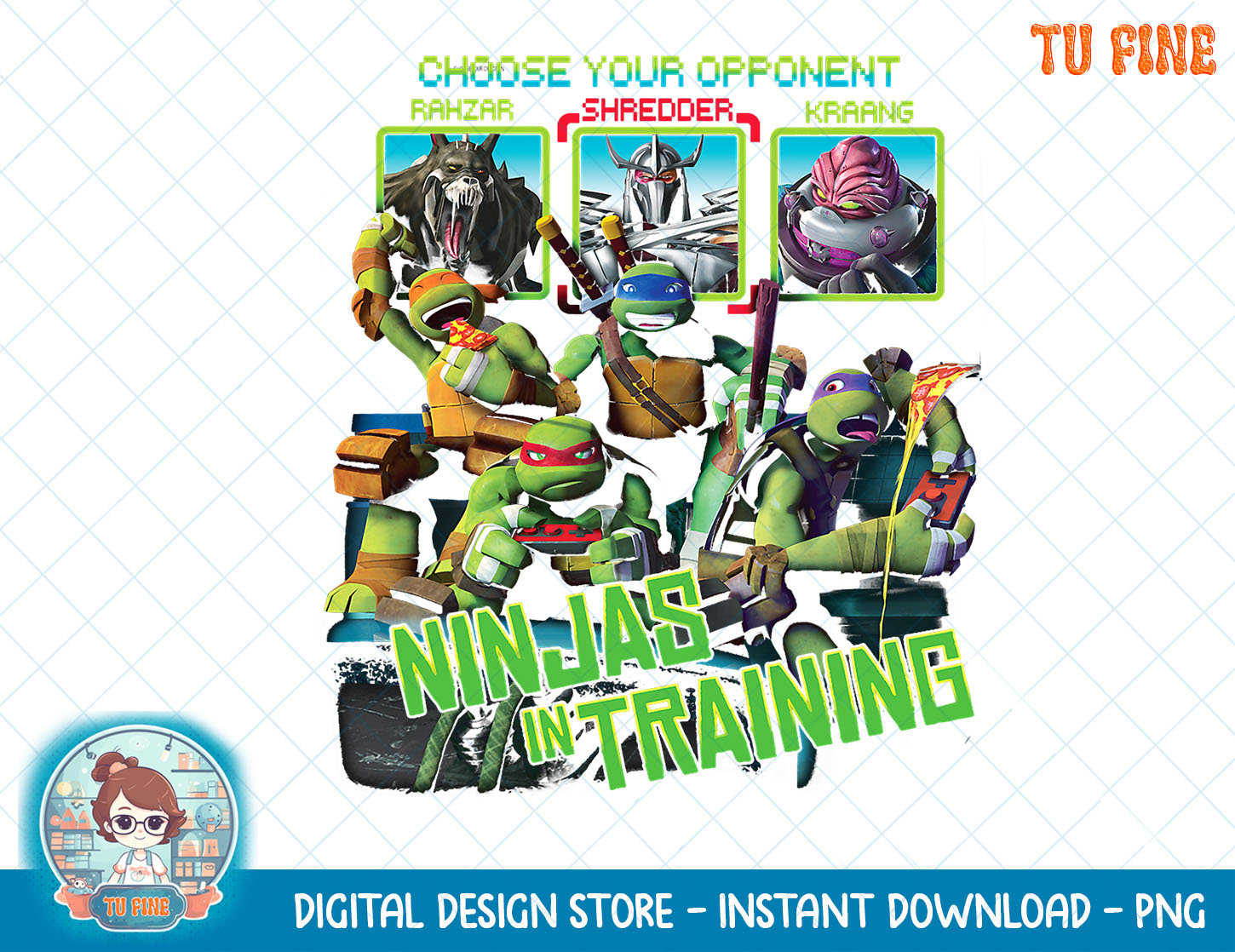 Teenage Mutant Ninja Turtles Choose Your Opponent T-Shirt.pn | Inspire ...