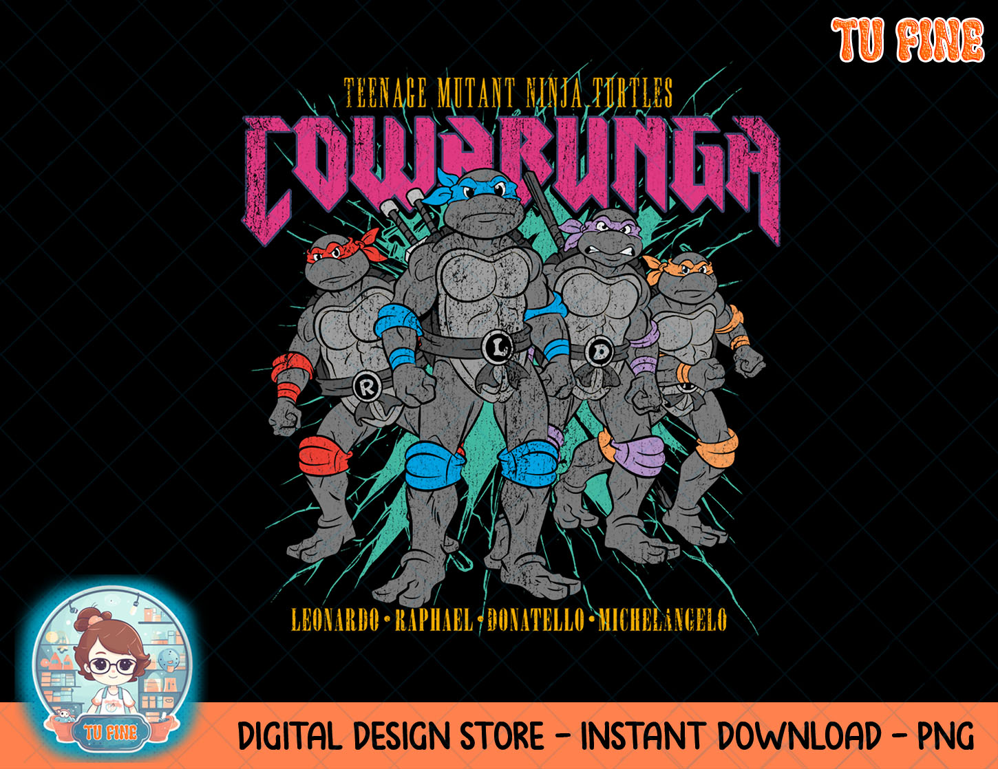 Teenage Mutant Ninja Turtles Cowabunga Group Long Sleeve.png | Inspire ...