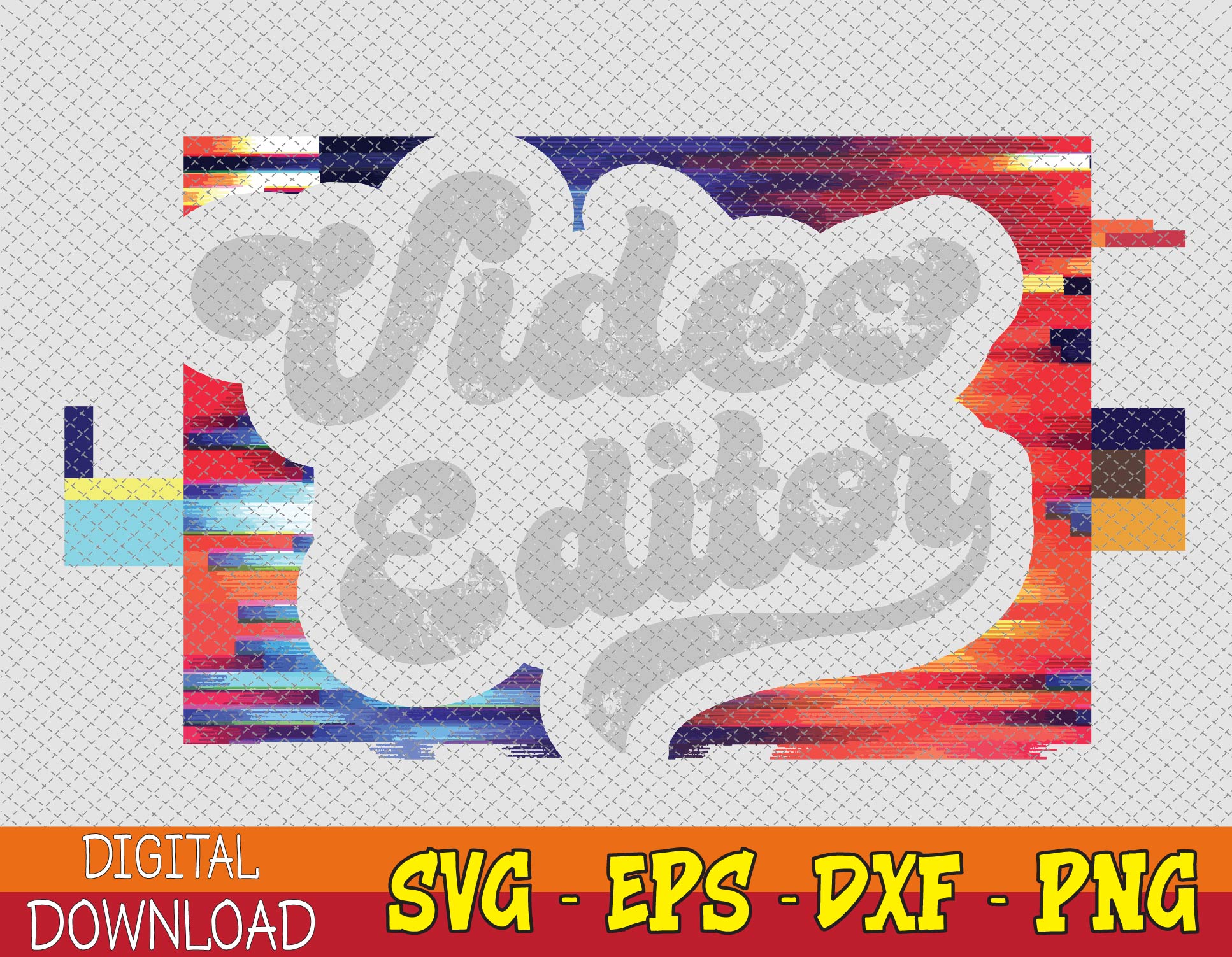 Video Editor, Distressed Color Bars Svg, Eps, Png, Dxf, Digi | Inspire ...
