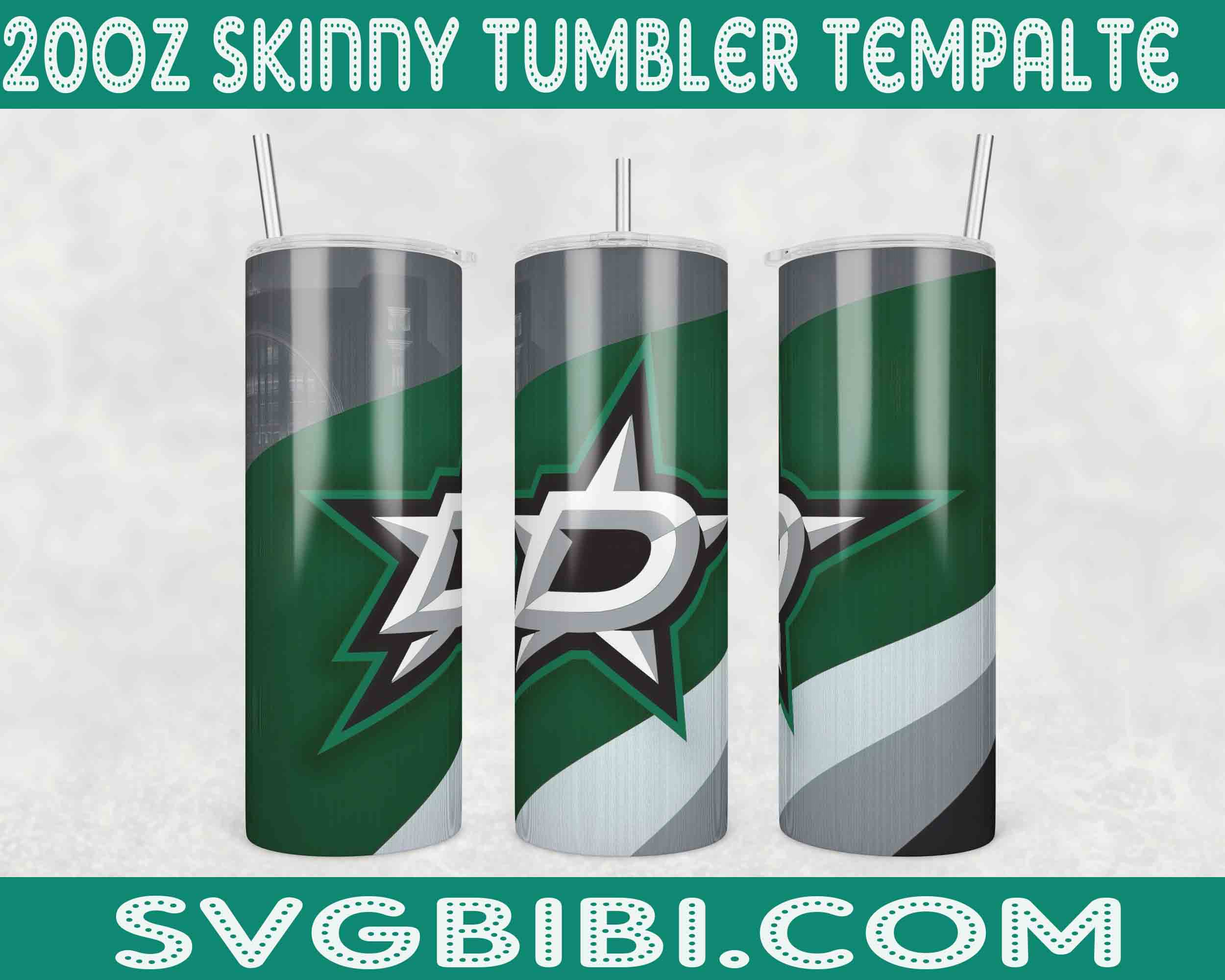 Dallas Stars Tumbler Wrap, 20oz Tumbler Wrap, NHL 20oz Png, | Inspire ...