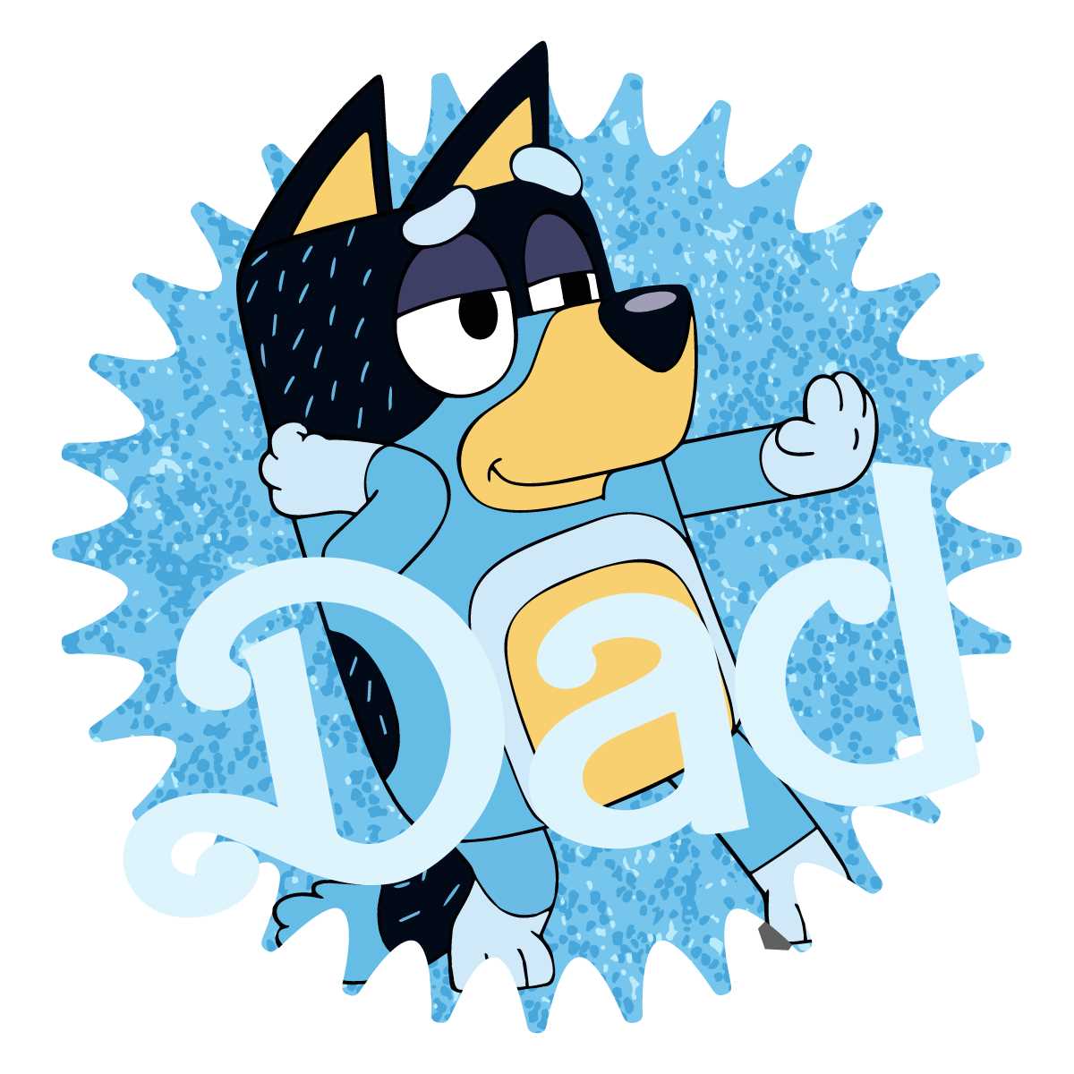 Dad Bluey SVG PNG Father's Day SVG Cricut For Files Design - Inspire Uplift