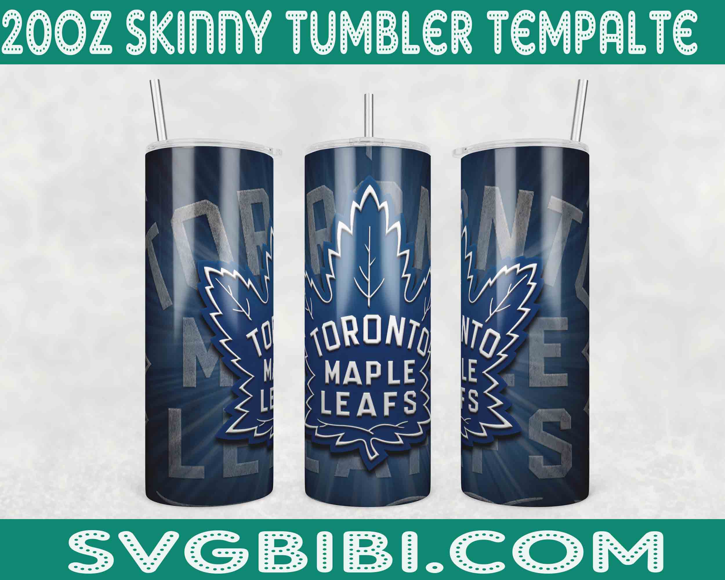 Toronto Maple Leafs Tumbler Wrap, 20oz Tumbler Wrap, NHL 20o | Inspire ...