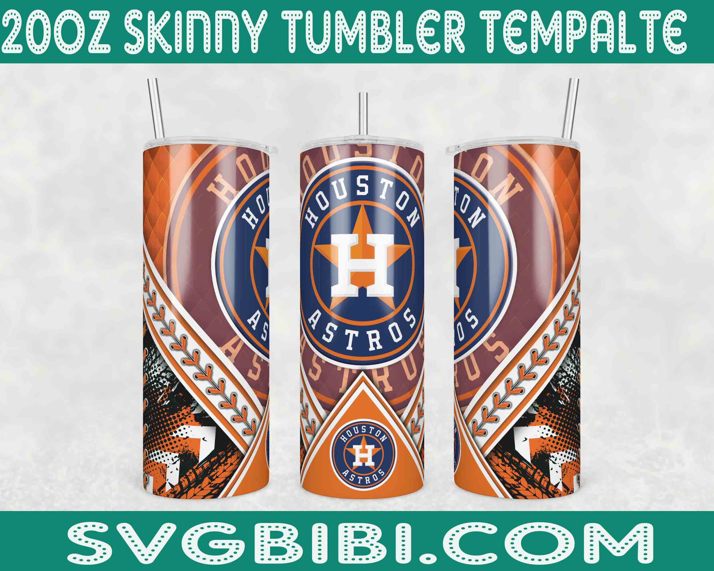 Houston Astros 20oz Tumbler Wrap, 20oz Tumbler Wrap, Houston | Inspire ...