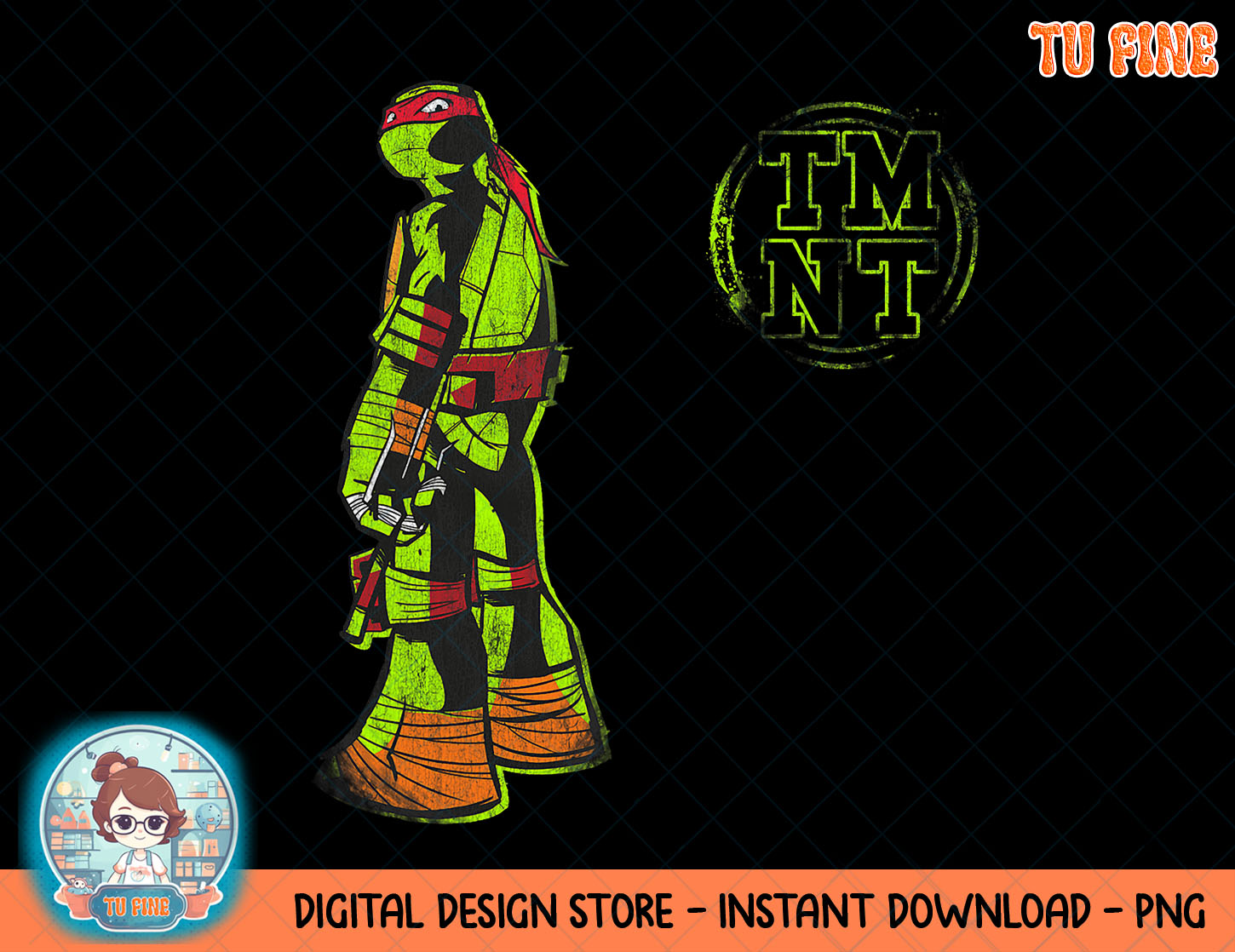 Teenage Mutant Ninja Turtles Raphael Action Stance T-Shirt.p | Inspire ...