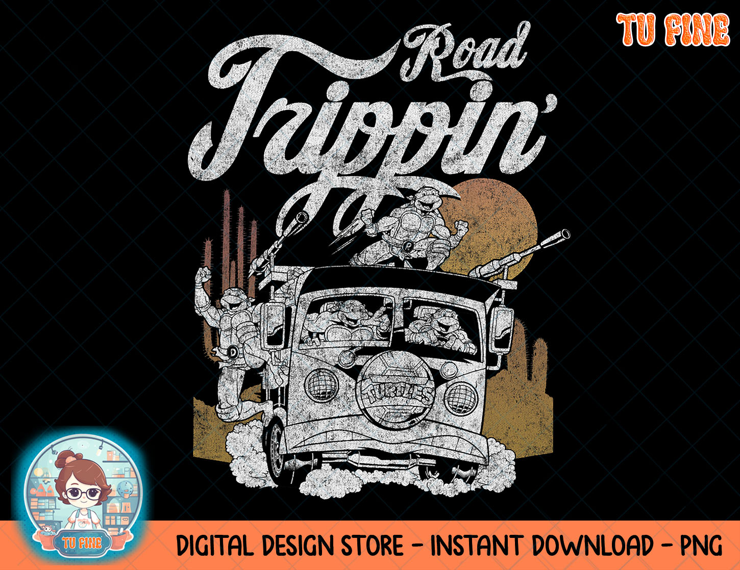 Teenage Mutant Ninja Turtles Road Squad Tee-Shirt.png - Inspire Uplift