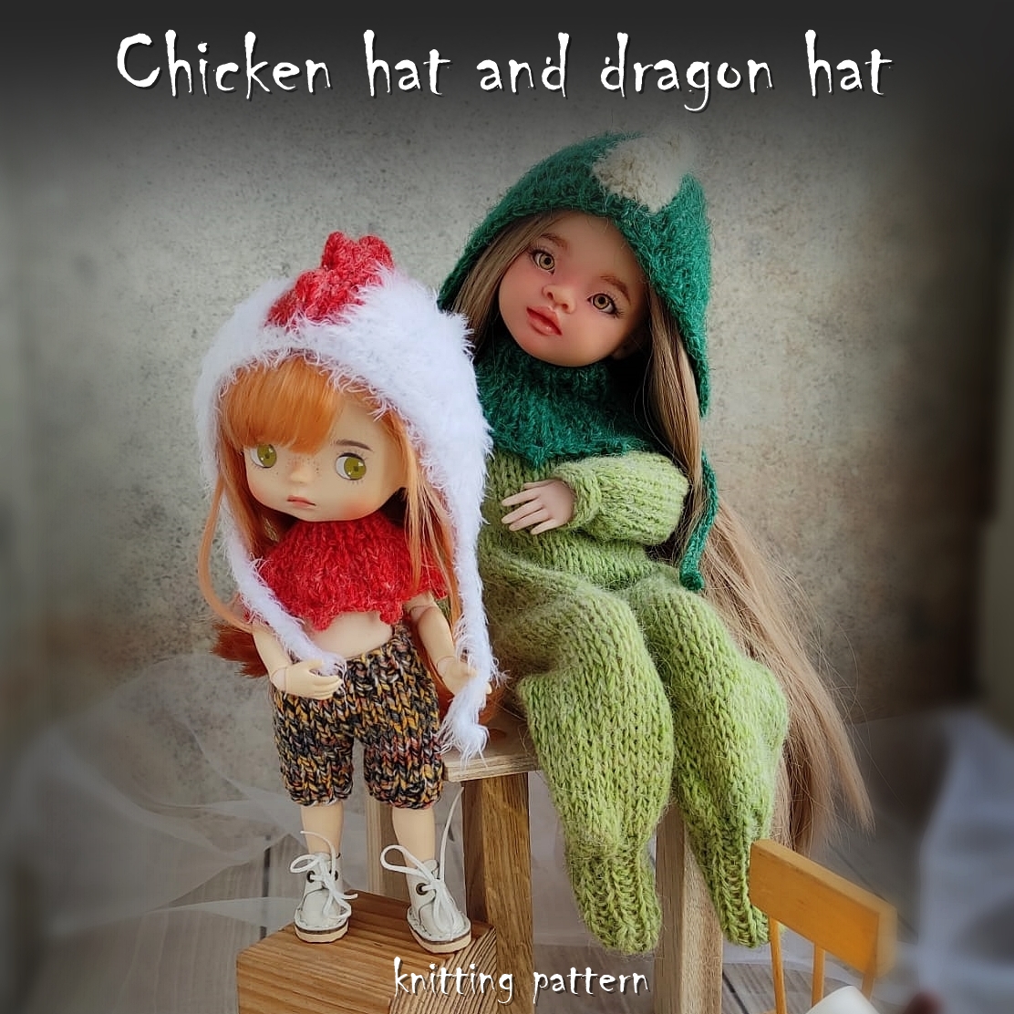 Doll hat knitting pattern, making knitted clothing for toy | Inspire Uplift