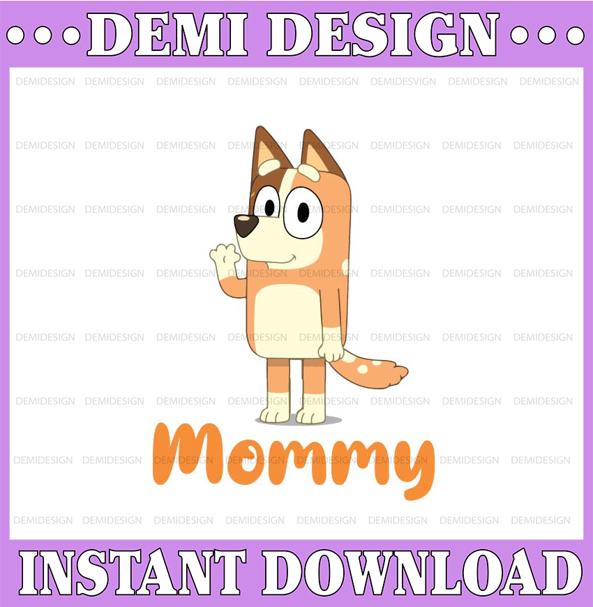 Bluey Mum Mother's Day Svg, Bluey Mom Ladies Svg, Bluey Mum - Inspire ...