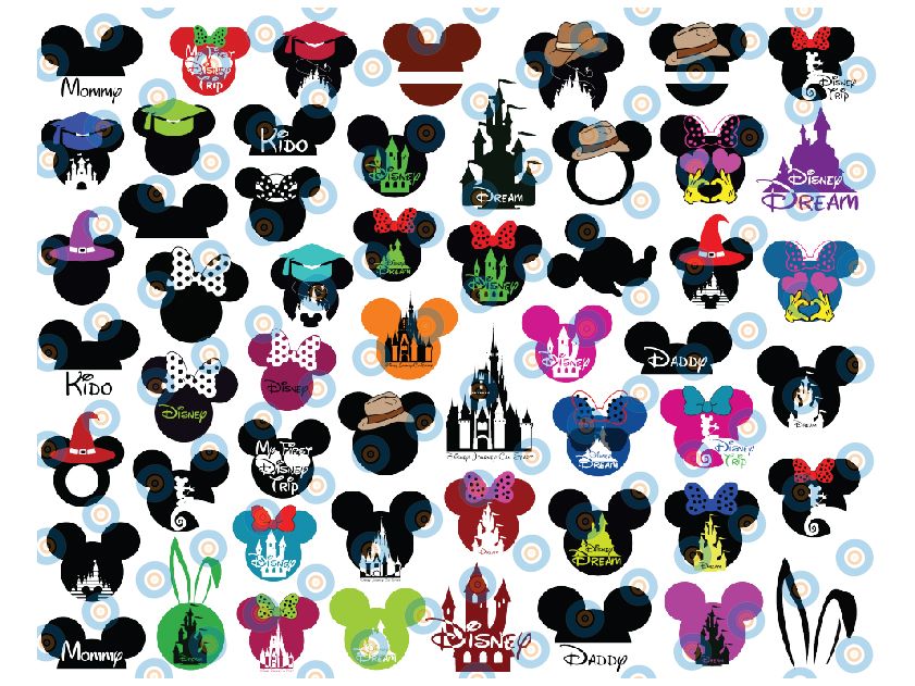 DISNEY SVG Bundle, Mickey SVG, Minnie svg, Disney svg, Disne | Inspire ...
