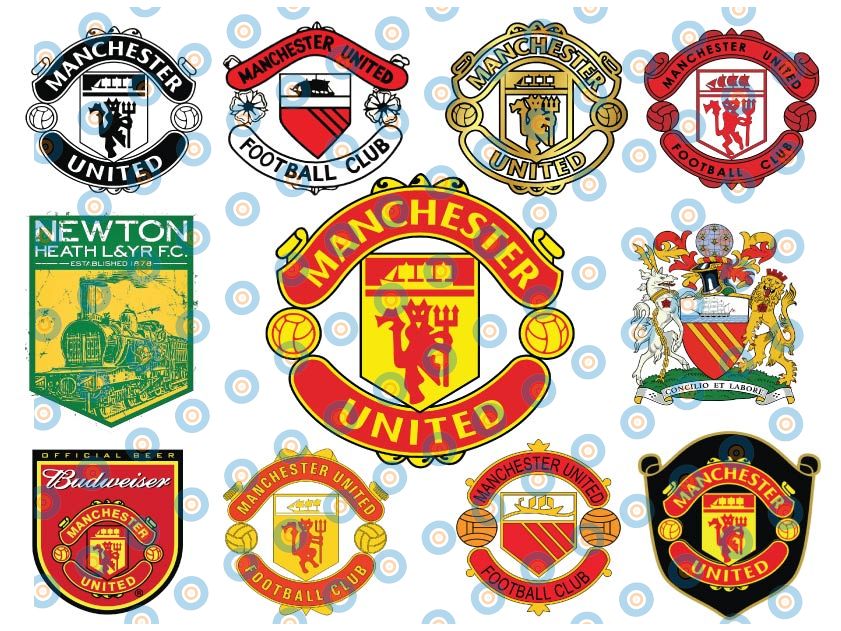 Manchester United Sticker Png Bundle, Digital File,PNG desig | Inspire ...