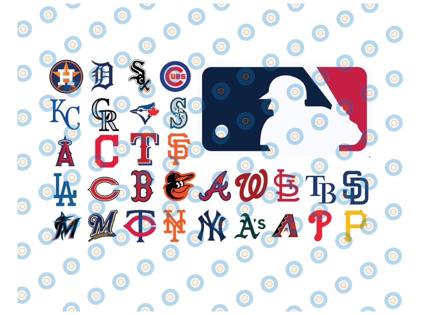 MLB Logo SVG Bundle – Baseball Logo–MLB logo MLB Svg Clipar | Inspire ...