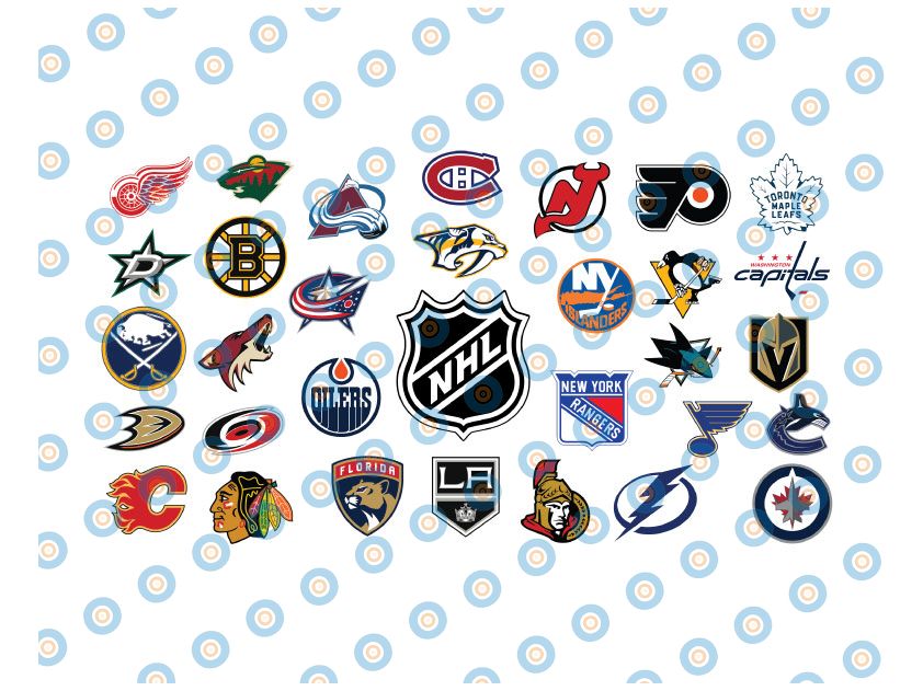 NHL Logo svg Bundle – Hockey League Logo–NHL Logo NHL Svg C | Inspire ...
