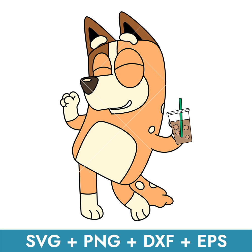 Chilli Coffee Cups Svg, Chilli Mum Svg, Bluey Svg, Coffee Sv | Inspire ...