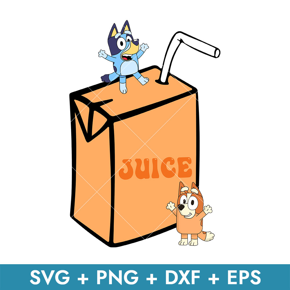 Bluey And Bingo Box Juice Svg, Box Juice Svg, Bluey And Bing - Inspire ...