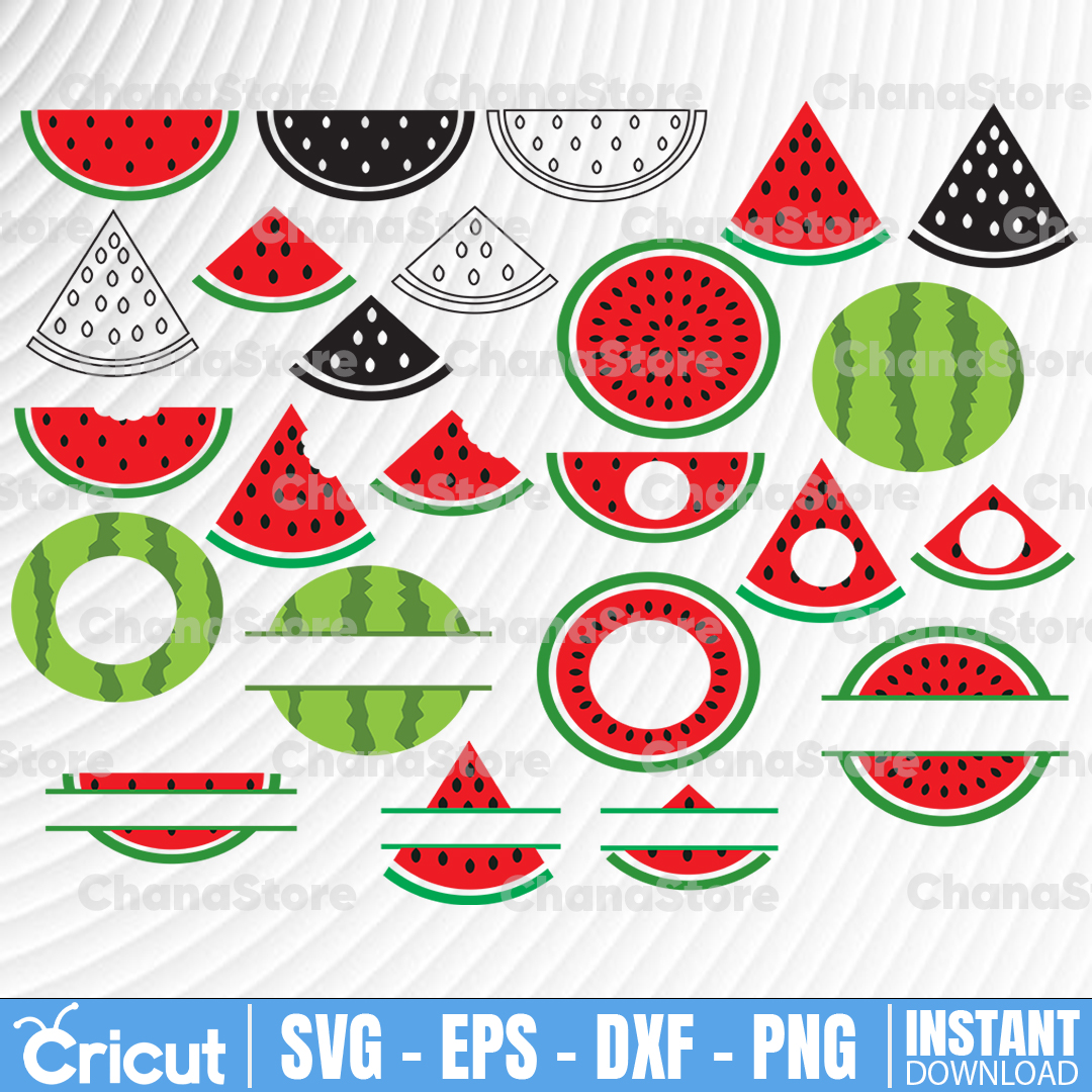 Watermelon SVG Bundle, Watermelon Slice SVG, Hello Summer sv | Inspire ...