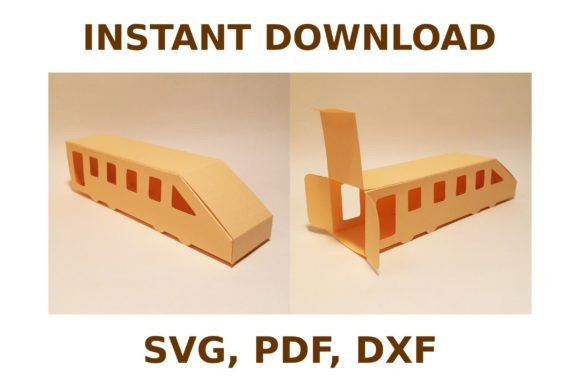 Train Box Template, Box Template SVG, SVG Files, SVG, Cricut | Inspire ...