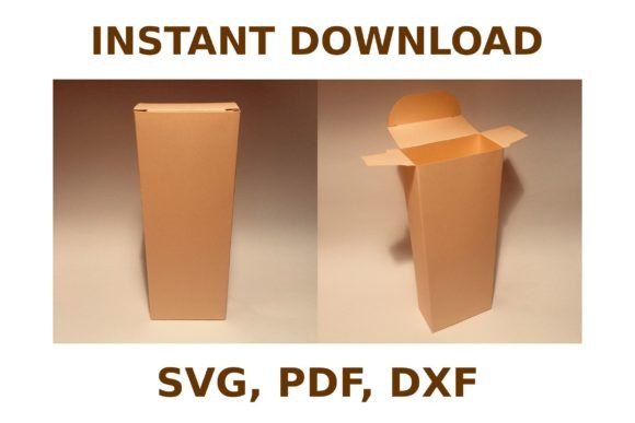 Tube Box Template, Box Template SVG, SVG Files, SVG, Cricut | Inspire ...