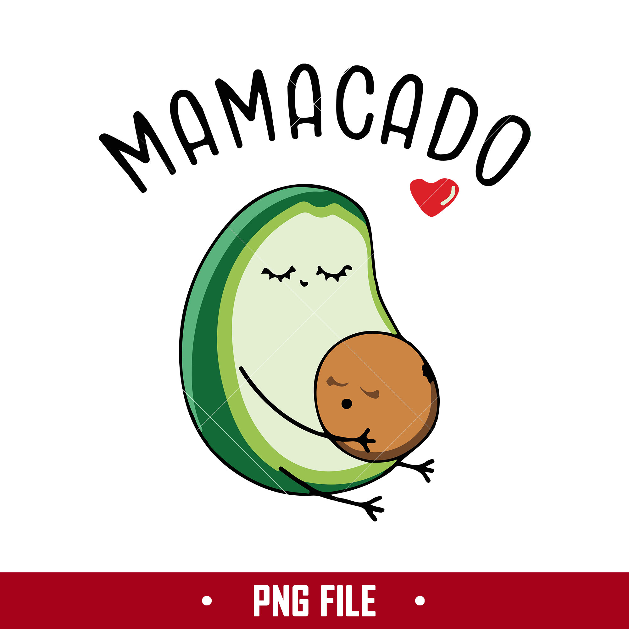 Mamacado Png, Mama Png, Mother's Day Png Digital File | Inspire Uplift