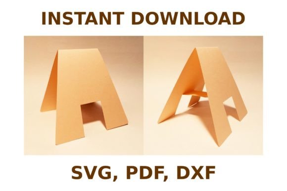 Tent Display Stand Template, Box Template SVG, SVG Files, SV | Inspire ...