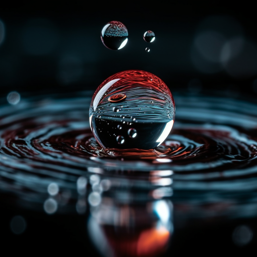 Water drop photoprint | Inspire Uplift