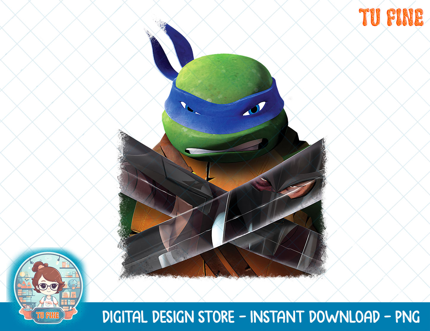 TMNT Shredder Reflected In Swords T-Shirt.png | Inspire Uplift