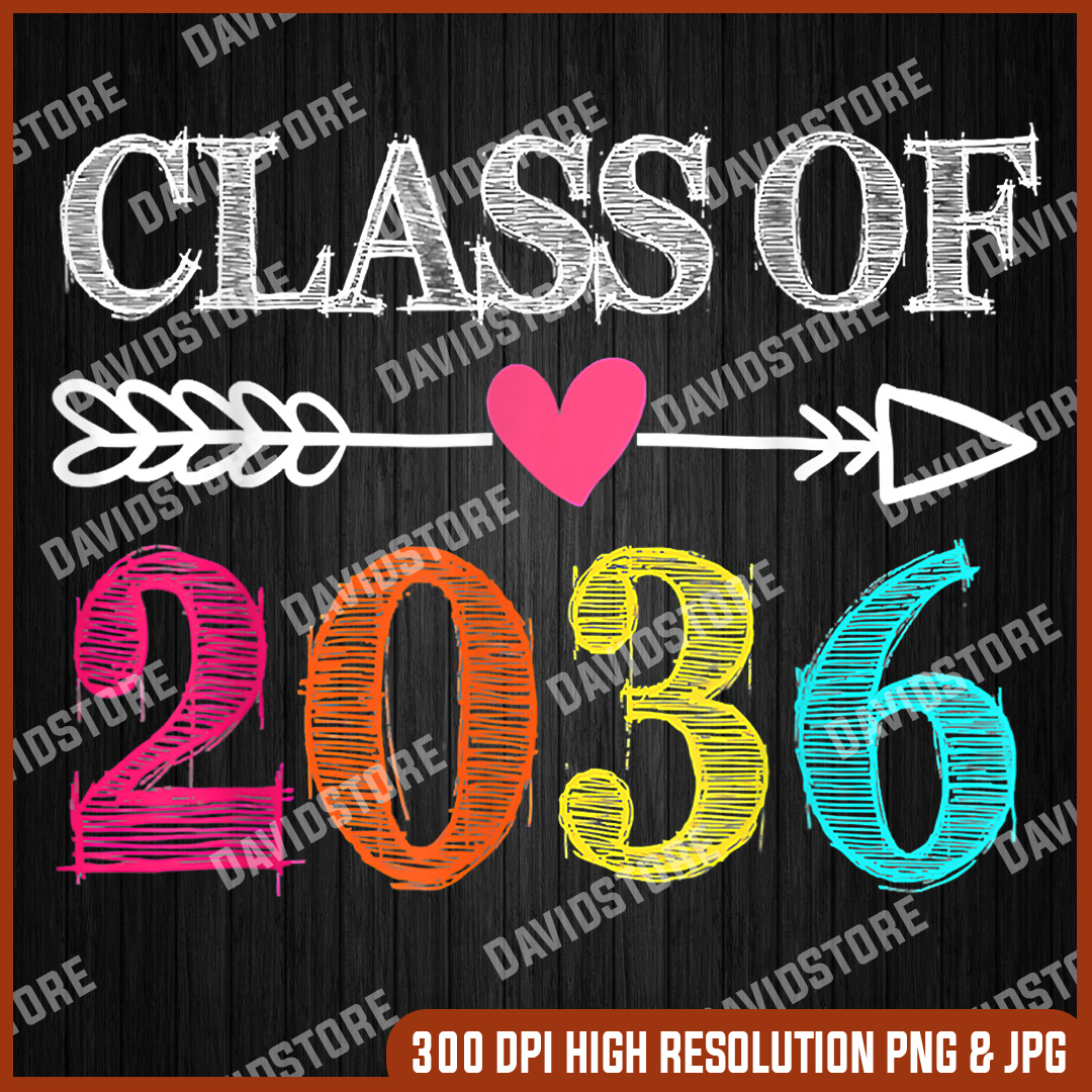 Class Of 2036 Senior 2036 Grow With Me Funny Graduation Last - Inspire ...