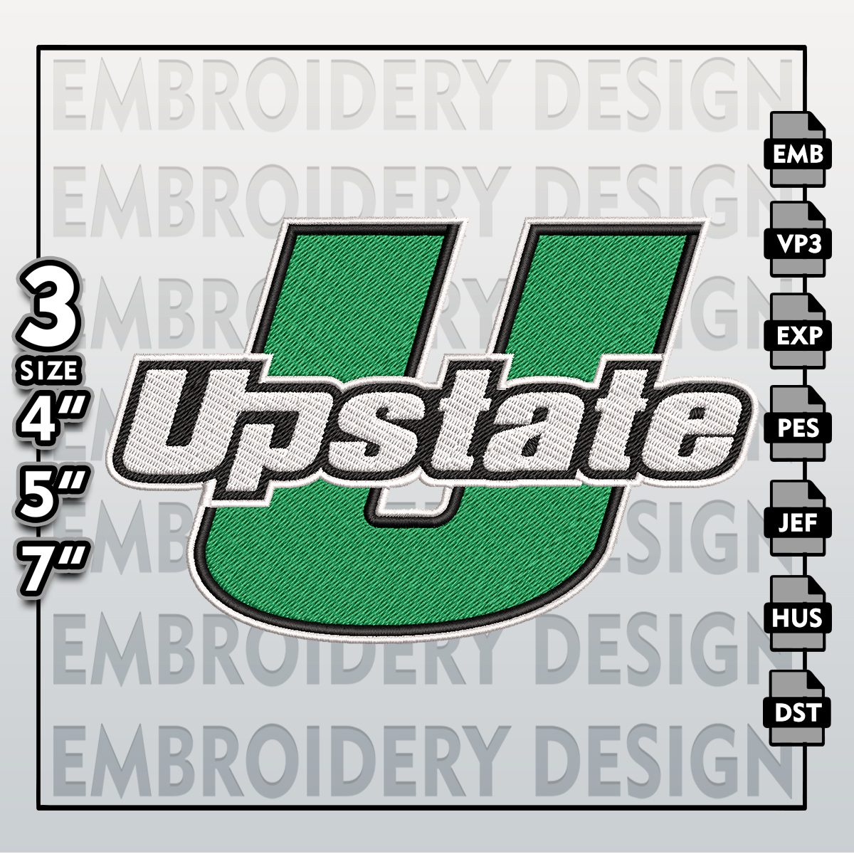 USC Upstate Spartans Embroidery Designs, NCAA Logo Embroider | Inspire ...