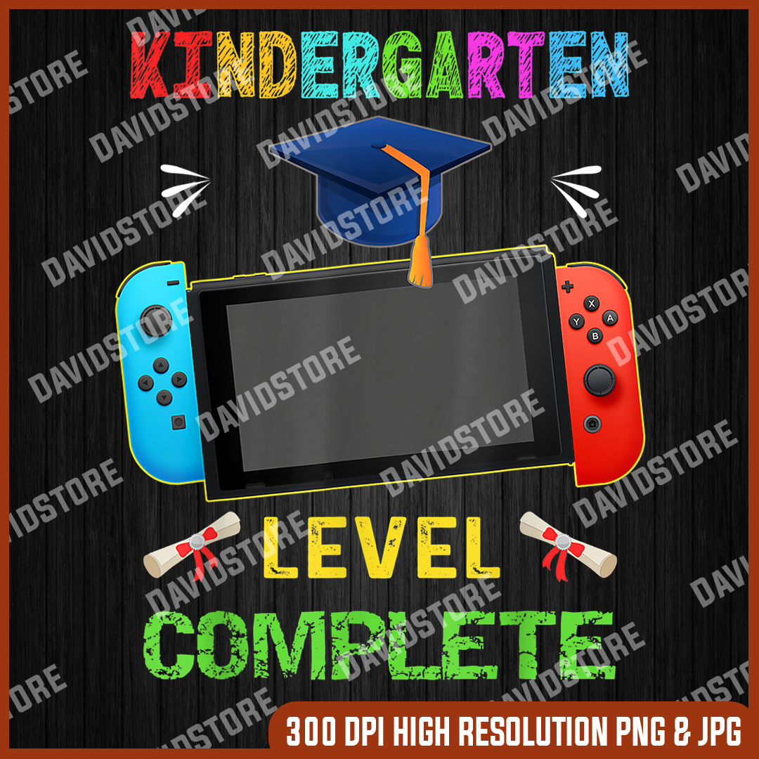 Kindergarten Level Complete Graduation class 2022 gamer Last - Inspire ...
