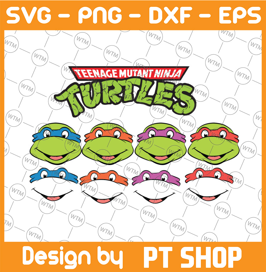 Ninja Turtles svg, 16 Ninja Turtles Cricut files, Birthday, | Inspire ...