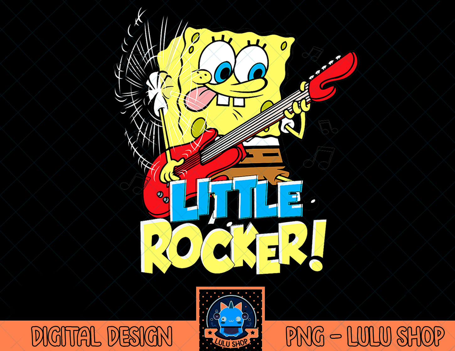 Spongebob Little Rocker! T-Shirt.png | Inspire Uplift