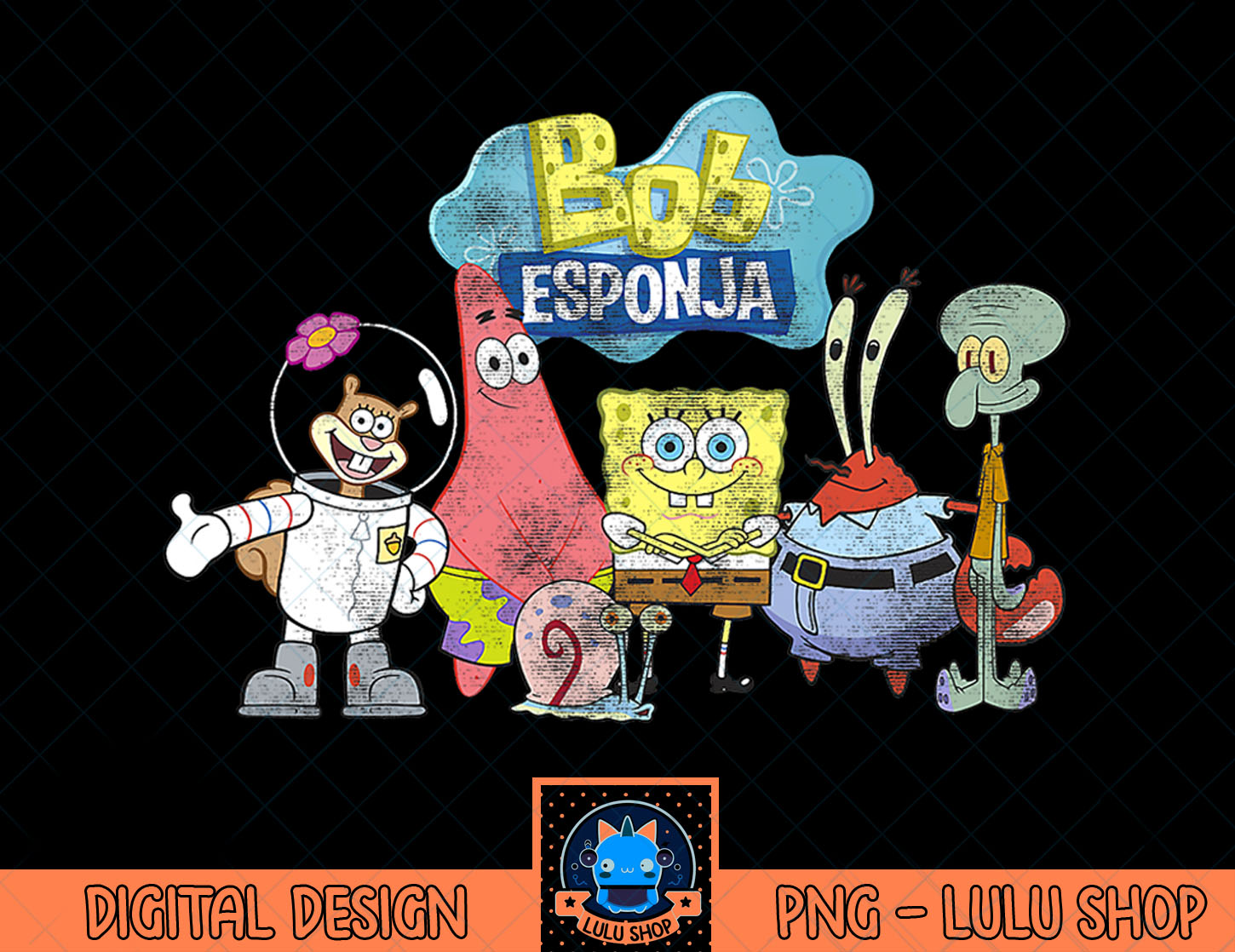 SpongeBob SquarePants Bob Esponja Happy Group Shot T-Shirt.p | Inspire ...