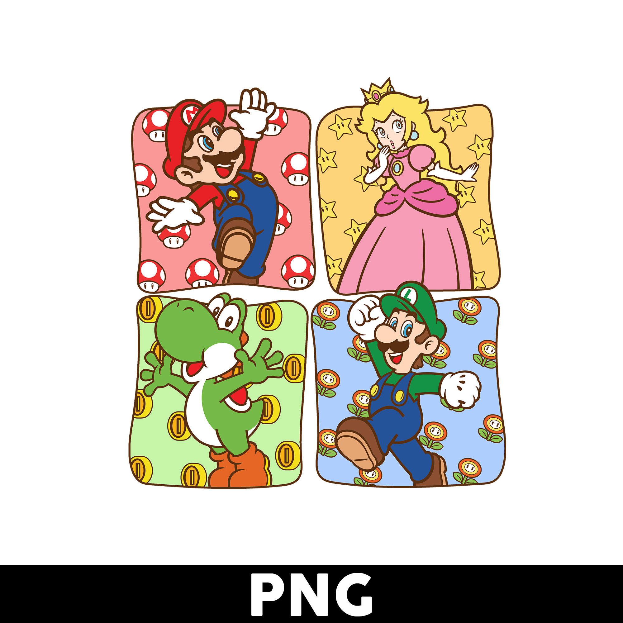 Mario And Friends Png, Mario Png, Mario Family Png, Super Ma | Inspire ...