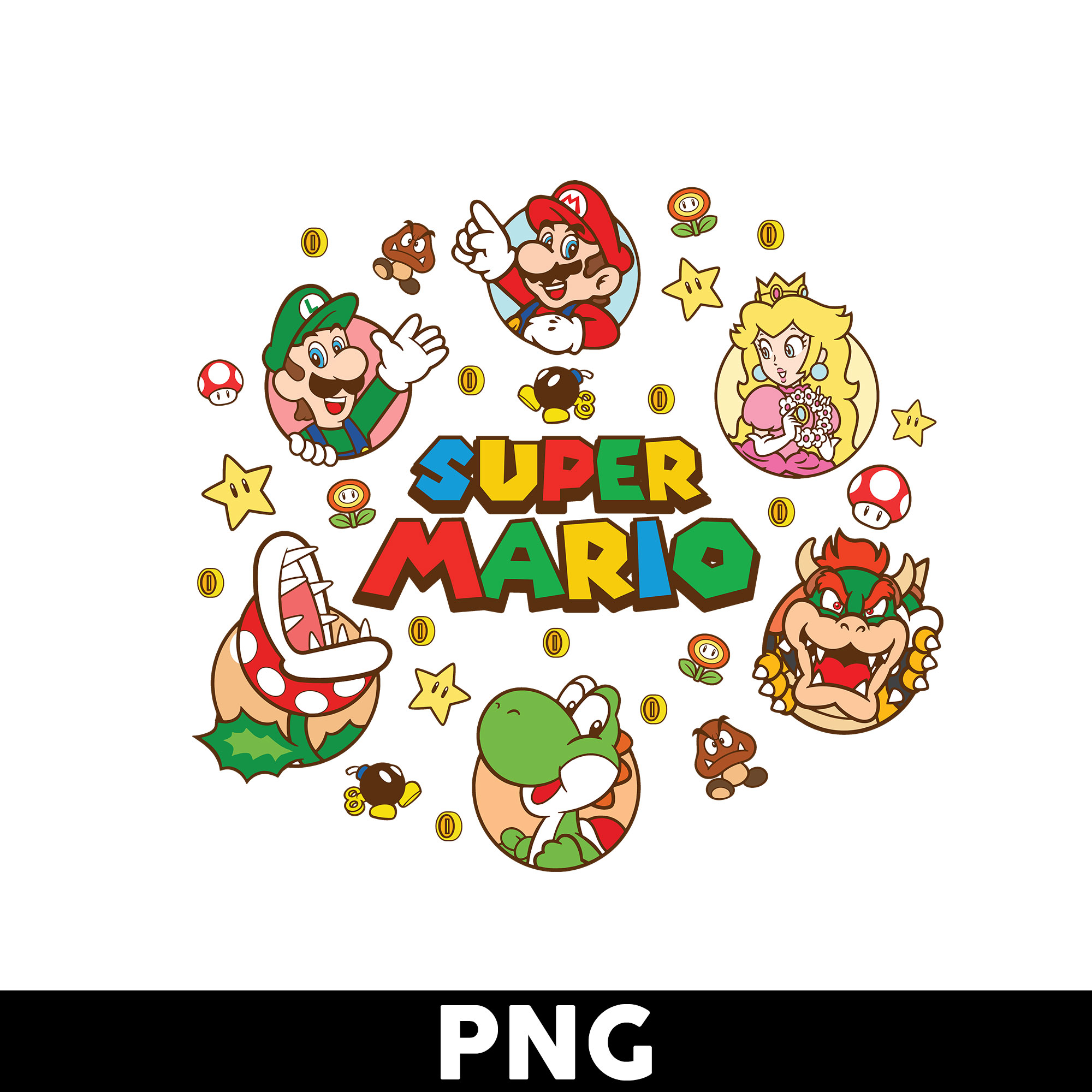 Mario And Friends Png, Mario Png, Mario Family Png, Super Ma | Inspire ...