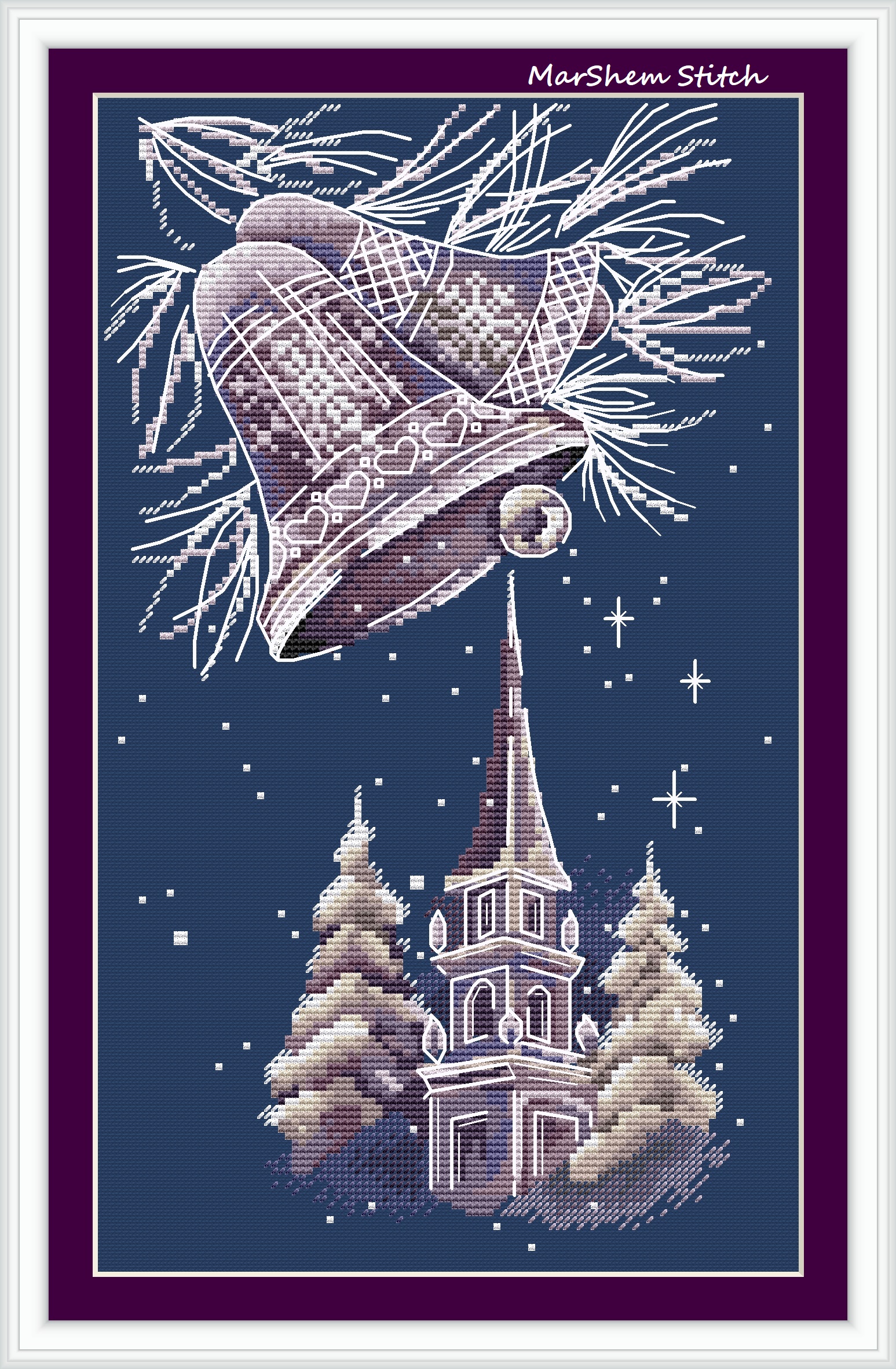 Crystal Bells Cross Stitch Pattern - Inspire Uplift