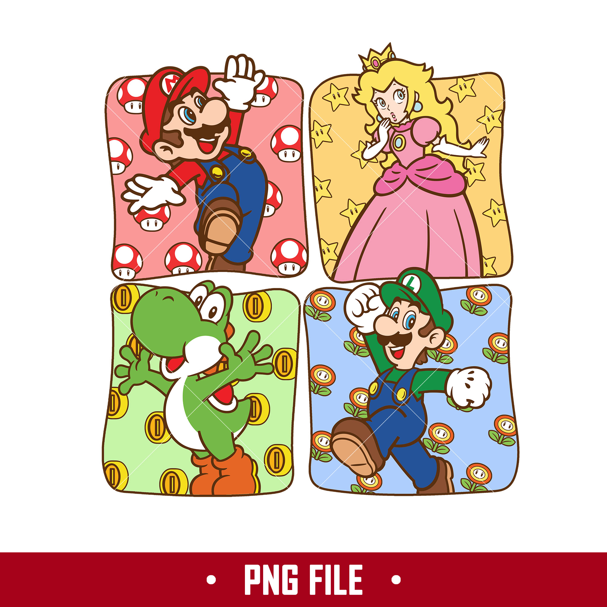 Mario Characters Png, Super Mario Friend Png, Mario Png, Car | Inspire ...