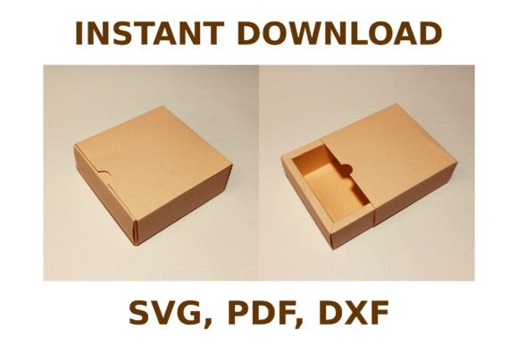 Slide Box Template, Box Template SVG, SVG Files, SVG, Cricut | Inspire ...