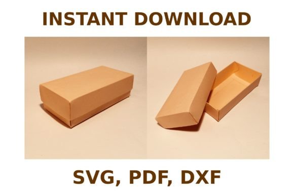 Storage Box with Lid Template, Box Template SVG, SVG Files, | Inspire ...