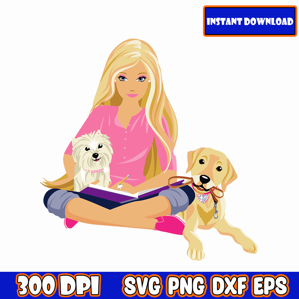 Barbie Svg Bundle , SVG, Princess Silhouette, pink doll Svg, | Inspire ...