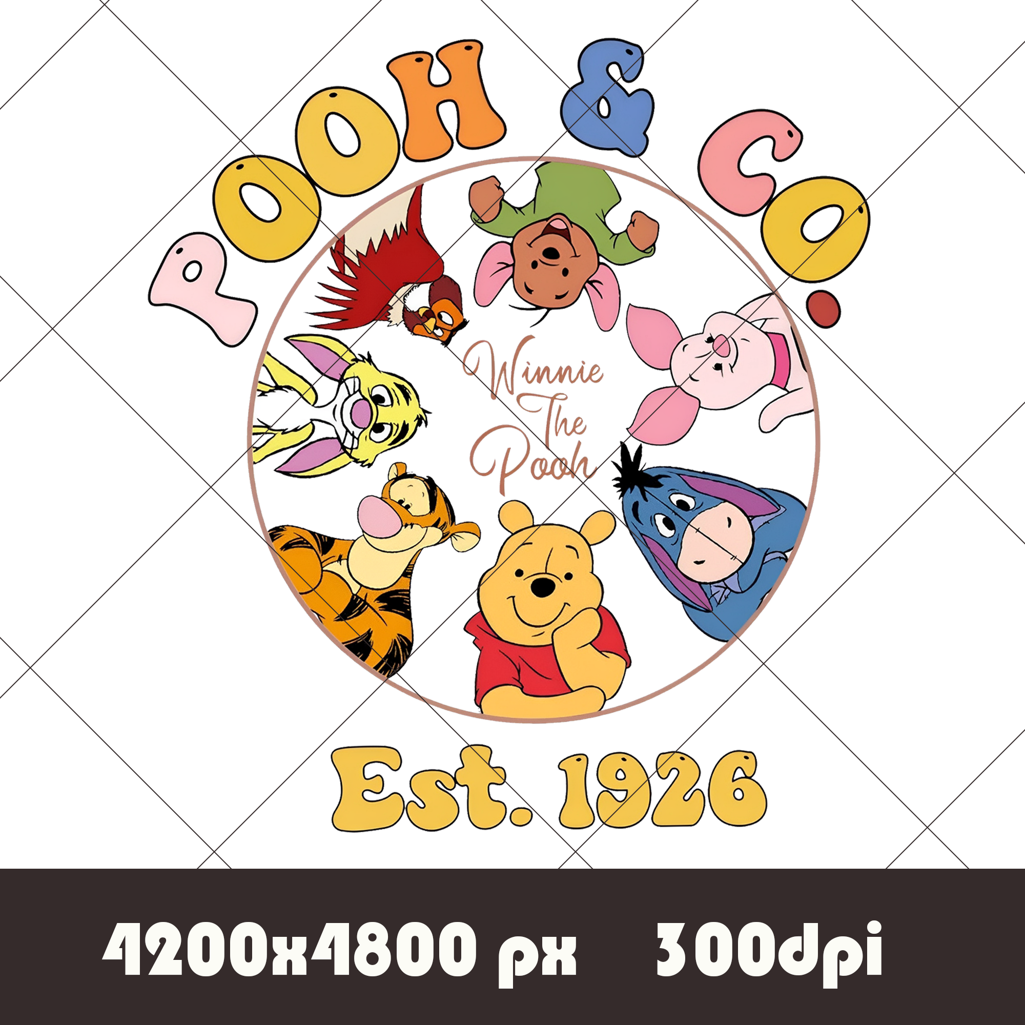 Pooh & Co Est 1926 PNG, Winnie The Pooh & Co, Disney Winnie | Inspire ...