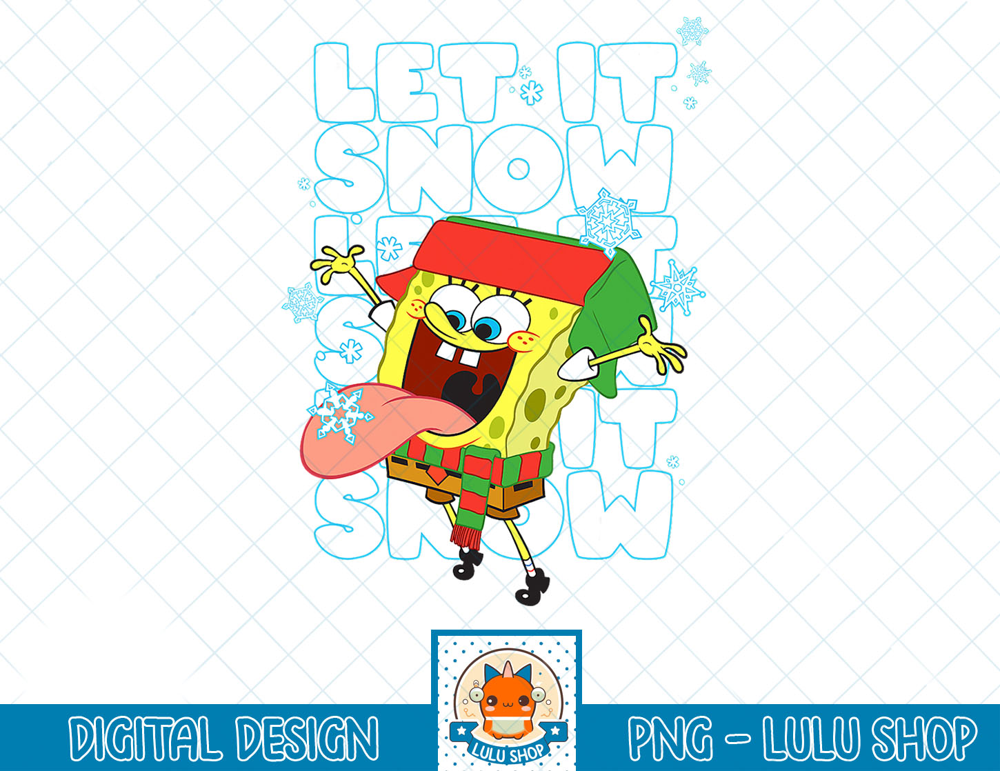 Spongebob Squarepants Let It Snow Let It Snow Let It Snow T- | Inspire ...