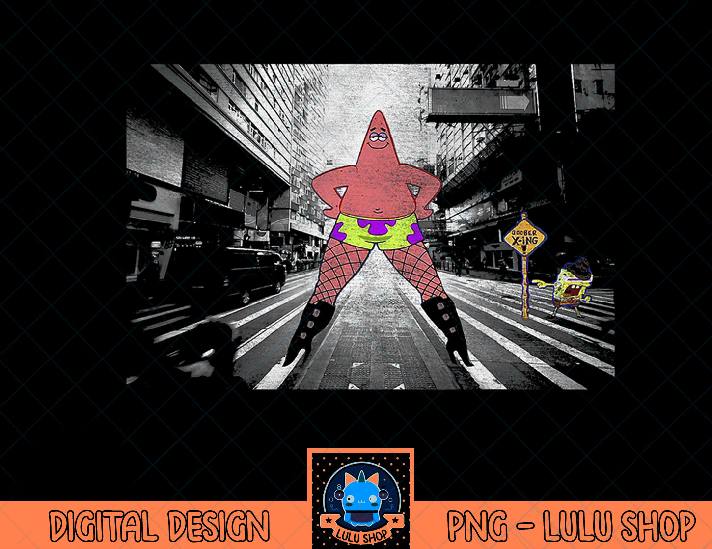 Spongebob Squarepants Patrick Fishnets Stance Poster T-Shirt - Inspire ...