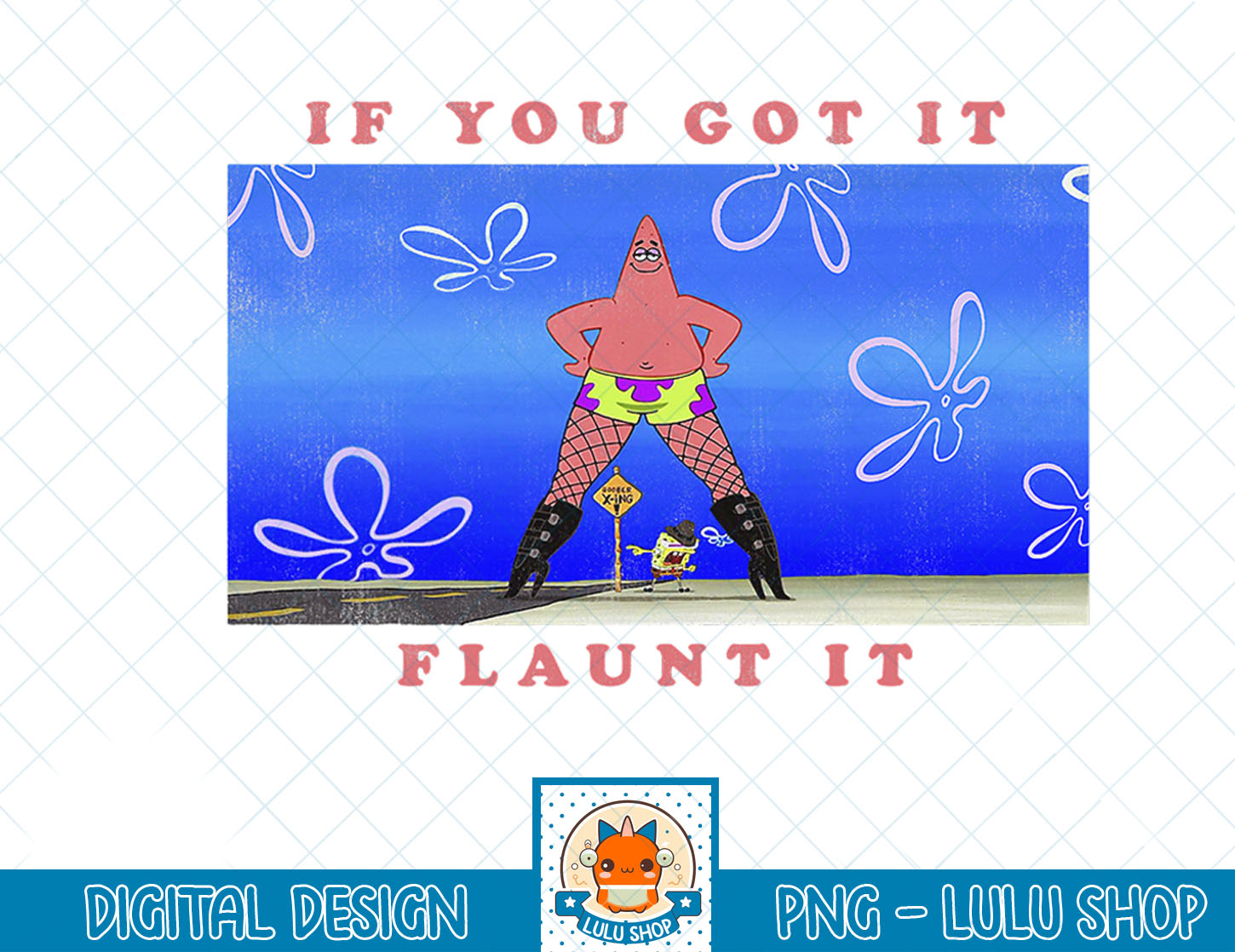 SpongeBob SquarePants Patrick Starfishnets T-Shirt.png | Inspire Uplift