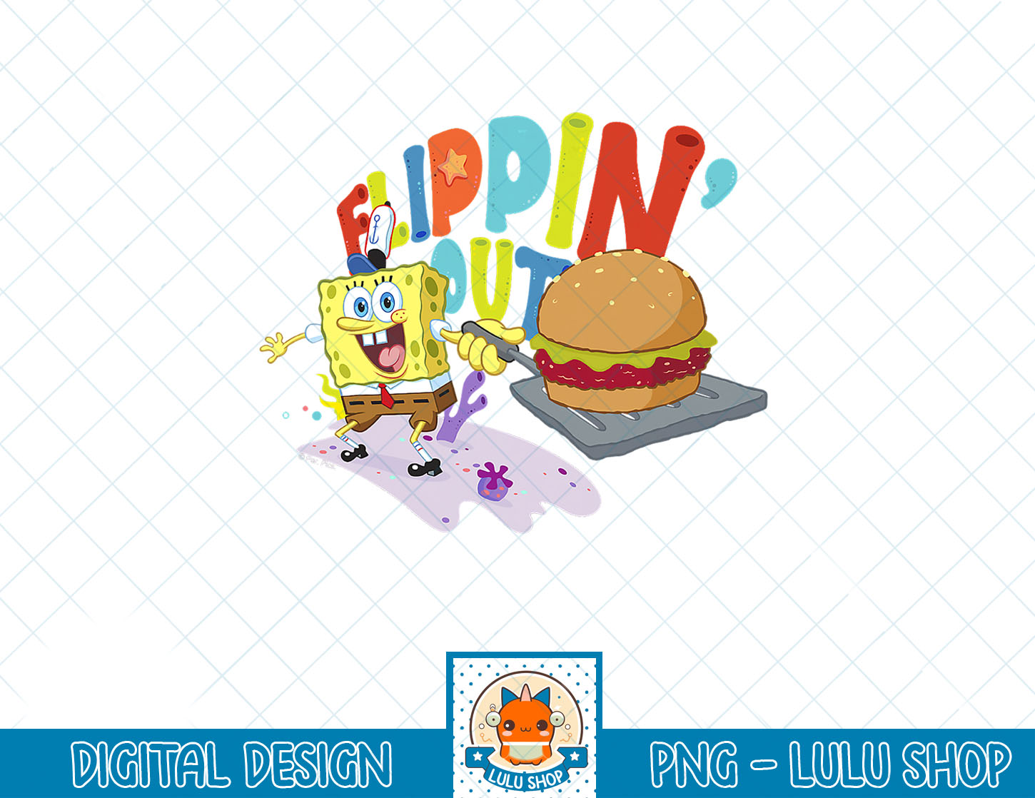 SpongeBob SquarePants Sponge On The Run Flippin' Out T-Shirt | Inspire ...