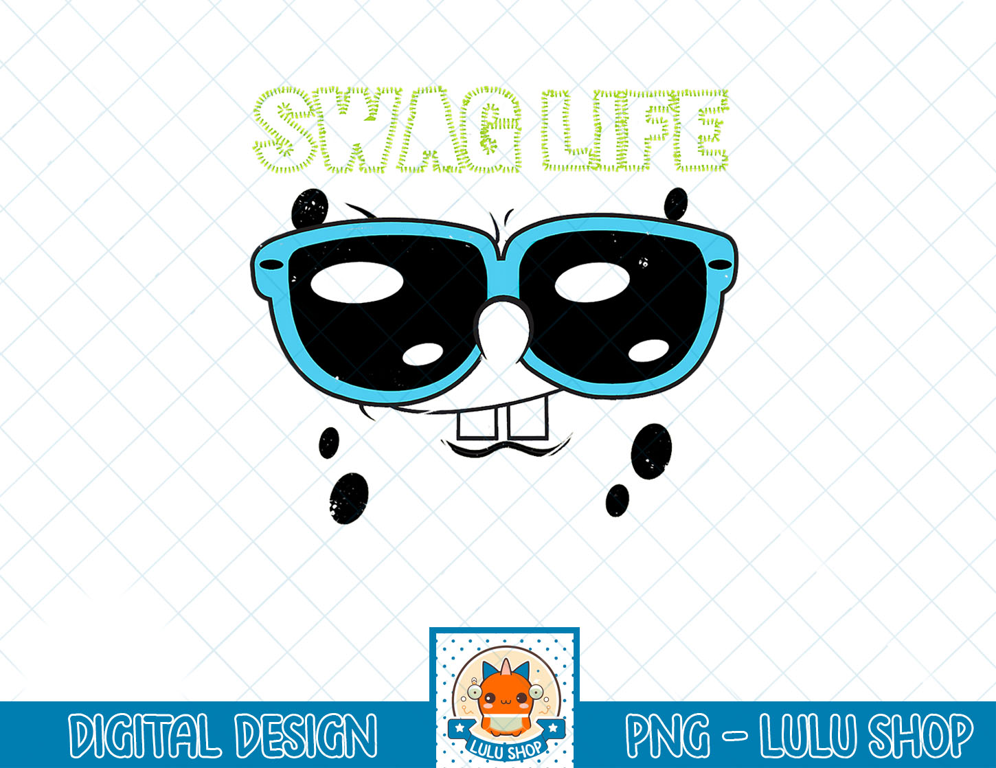 Spongebob SquarePants Swag Life Sunglasses T-Shirt.png - Inspire Uplift