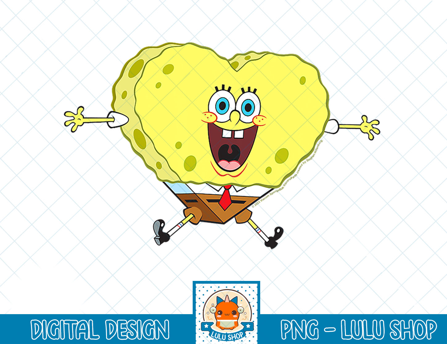 SpongeBob SquarePants Valentine's Day Heart Shaped Sponge T- | Inspire ...