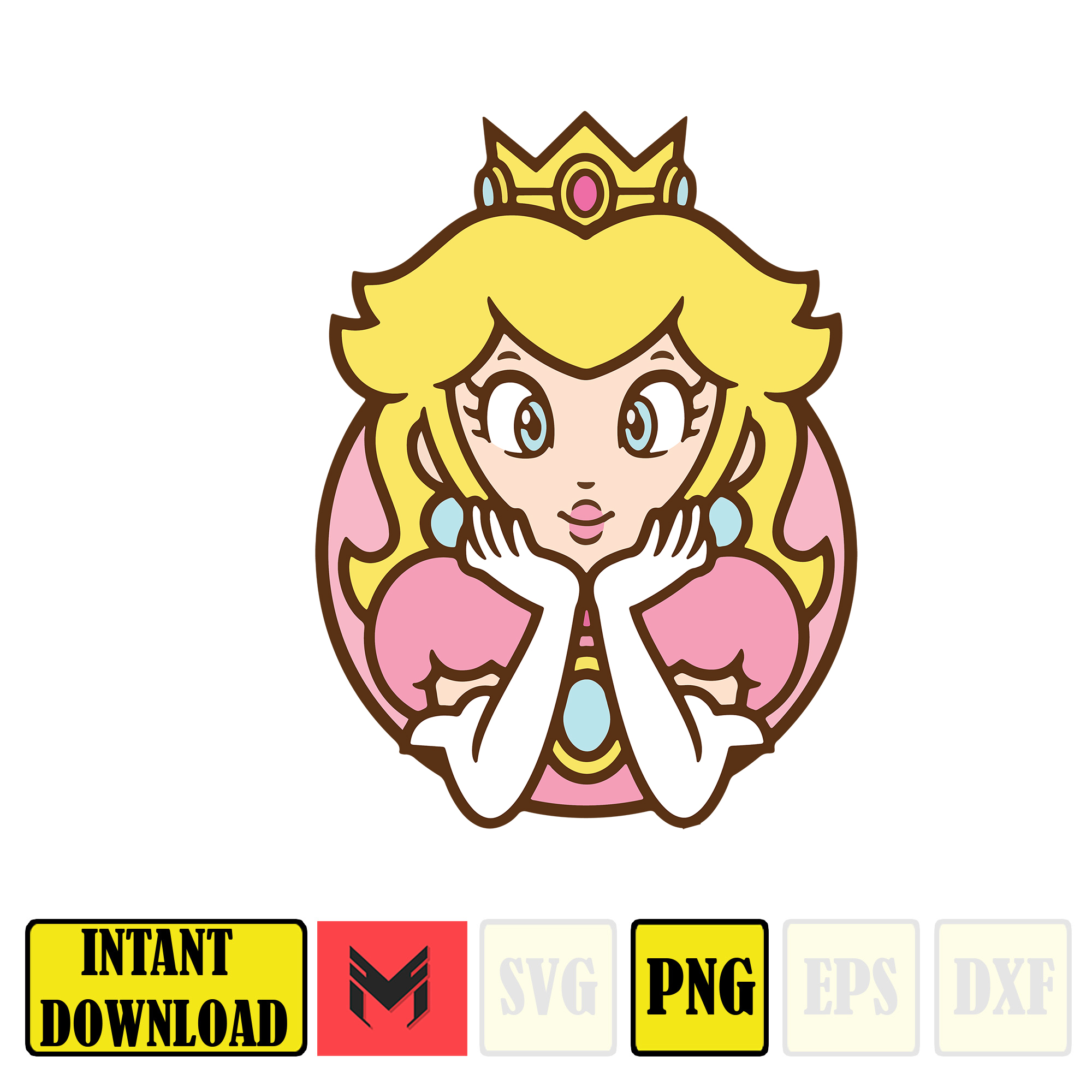 Super Mario PNG, Mario Family Layered svg Files, Super Mario - Inspire ...