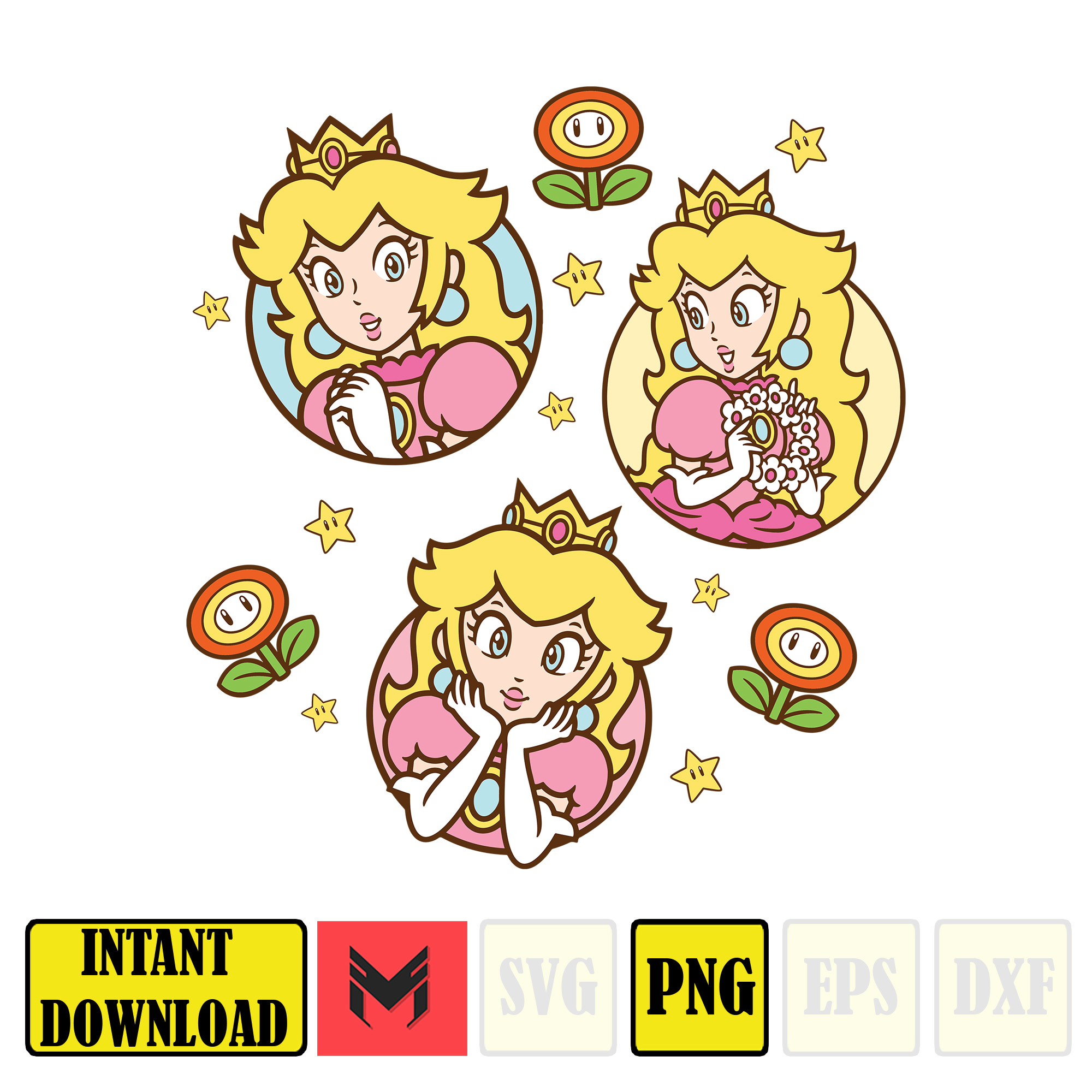 Super Mario PNG, Mario Family Layered svg Files, Super Mario | Inspire ...