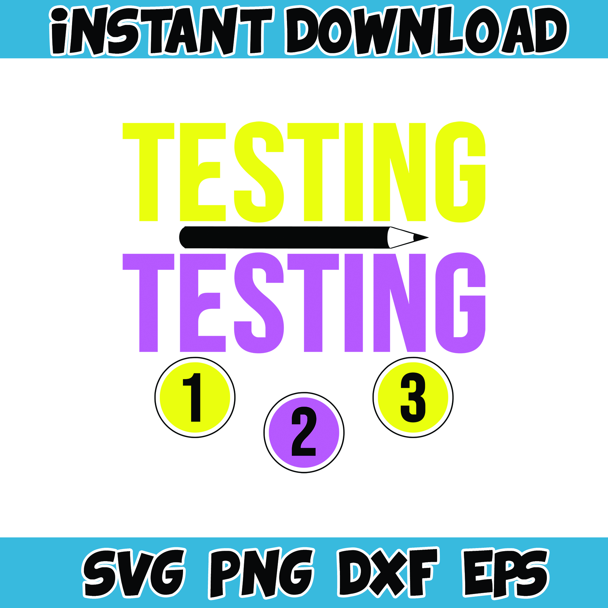 Test Day Svg Png, Testing Day Svg, State Testing Svg, Svg Te - Inspire ...