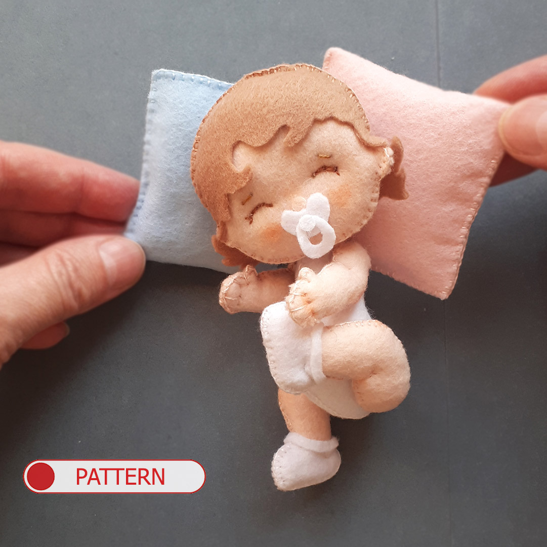 Baby doll pattern , easy fabric doll sewing and instant down | Inspire ...